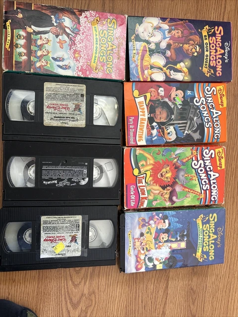 WALT DISNEY SING Along Songs 8 Vhs Lot. (Pre-Viewed) $26.49 - PicClick AU