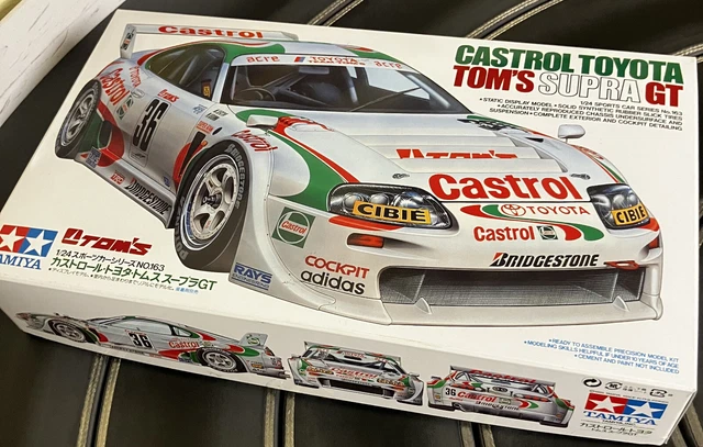 TOYOTA SUPRA GT Castrol 1:24 Slotcar Bausatz Tamiya, Decals, ungebaut ...