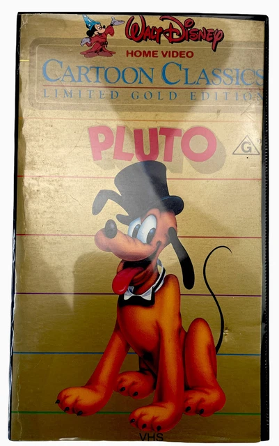 PLUTO VHS CARTOON Classics Limited Gold Edition Video Cassette Tape PAL ...