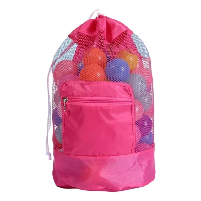 SAND RESISTANT MESH Carry Bag Adjustable Strap for Pool Toy and ...