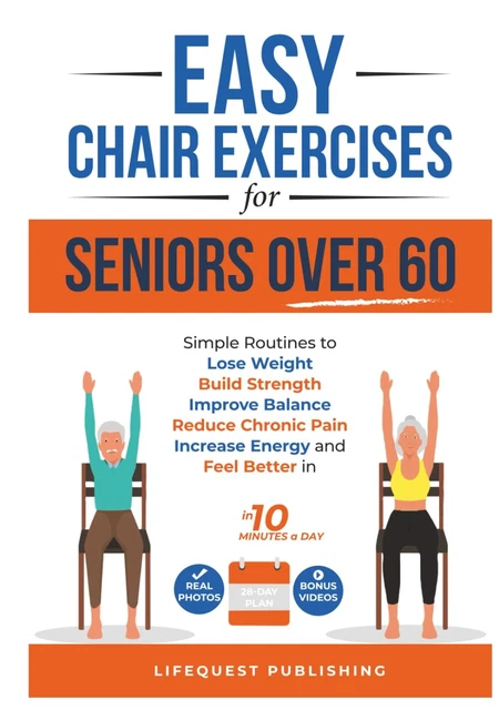 EASY CHAIR EXERCISES for Seniors over 60: Simple Routines to Lose $82. ...