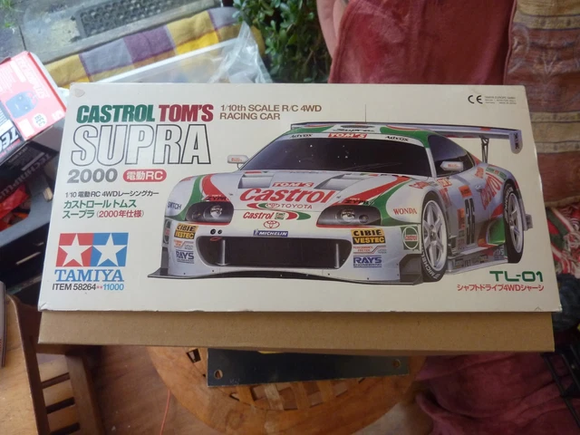 TAMIYA CASTROL TOMS Supra 2000 1/10th Electric Rc 58264 £198.25 ...