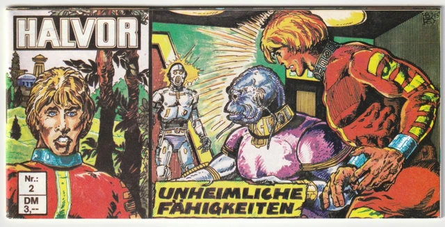 HALVOR #2 Unheimliche Fähigkeiten, Bangro 1985 PICCOLO-COMIC TOP Z0-1 ...