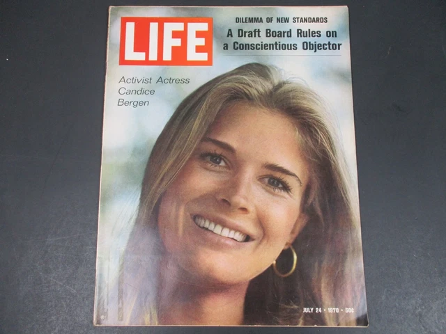 LIFE MAGAZINE JULY 24, 1970 - Candice Bergen - Draft Conscientious ...