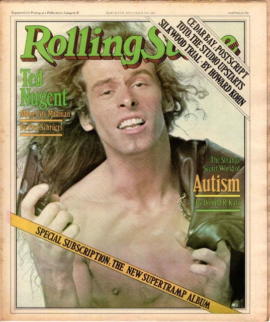 Magazine Rolling Stone No286 Ted Nugent Eur 1375 Picclick Fr