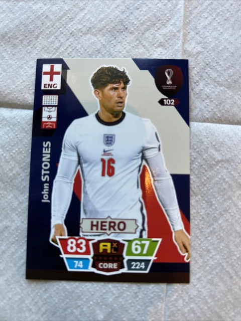 FIFA WORLD CUP qatar 2022 Kyle John Stones HERO card # 102 new ...
