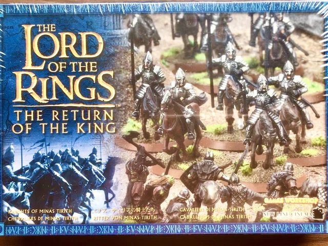 5 METAL KNIGHTS of MINAS TIRITH=LotR/Middle-Earth Strategy Battle~GAMES ...