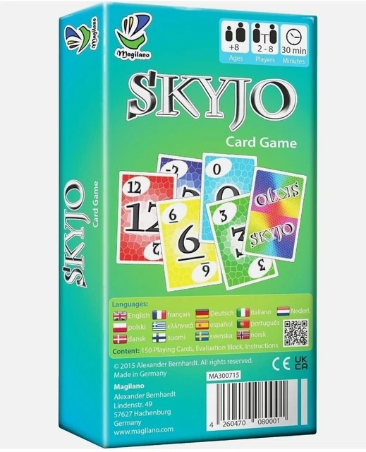 SKYJO, DE MAGILANO - Le Tout Nouveau Jeu De Cartes/De Société Pour Les ... SKYJO, DE MAGILANO - Le Tout Nouveau Jeu De Cartes/De Société Pour Les ...