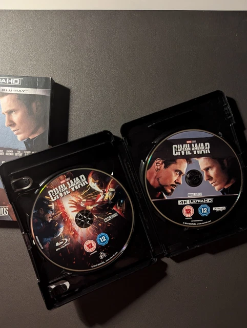 CAPTAIN AMERICA: CIVIL War (4K UHD Blu-ray/Blu-ray, 2016) £12.99 ...