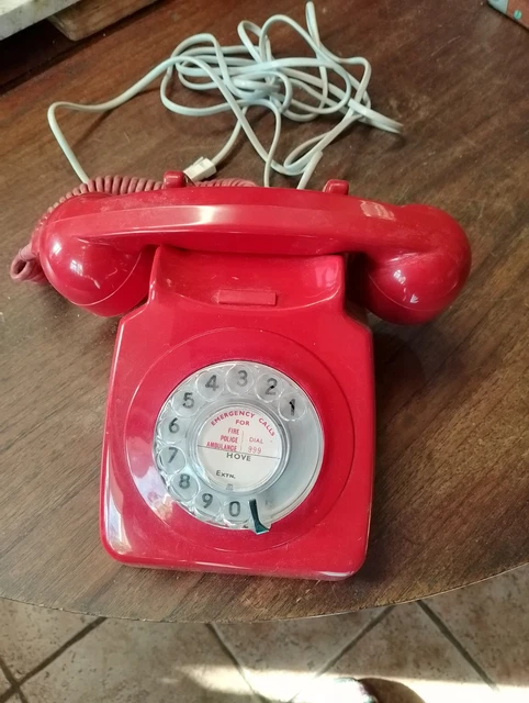 1986 BT/BRITISH TELECOM 8746 Red Telephone Sold As Seen/Untested £16.32 ...