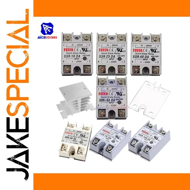 JAKESPECIAL – HIGH-PERFORMANCE SSR-10DA to SSR-100DA Solid State Relays ...