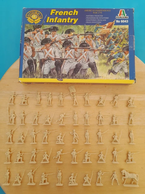 ITALERI 1/72 AWI FRENCH INFANTRY figures set 6043 complete boxed set £ ...