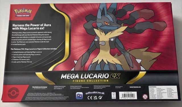 POKEMON TCG MEGA Lucario EX Premium Figure Collection One Box Sealed IN ...