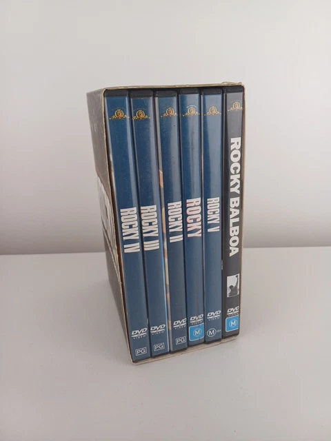 SYLVESTER STALLONE ROCKY The Heavyweight Collection DVD Set Region 4 ...
