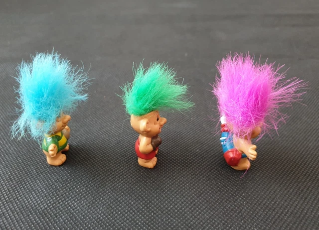 VINTAGE RETRO WEETABIX WEETOS Mini Troll Pencil Topper Figures x7 1990s ...