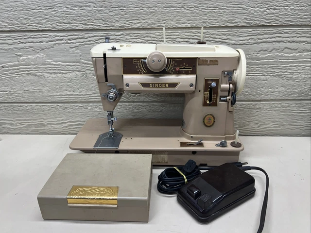 SINGER 401A SEWING Machine w/ Pedal Works $179.99 - PicClick