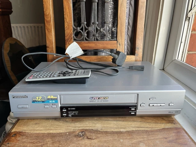 PANASONIC NV-HV61EB VHS Video Tape Cassette Player Recorder. Working £40.00 - PicClick UK