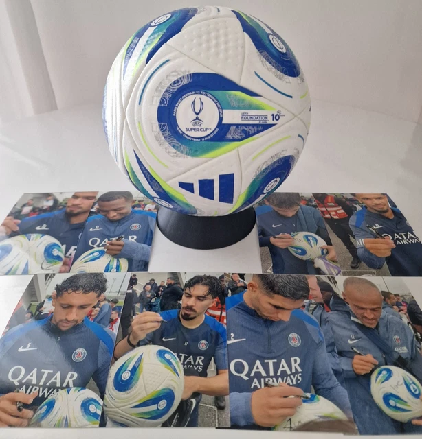 ADIDAS BALL FINAL UEFA Super Cup 2025 Psg Paris Saint-Germain Signed By ...