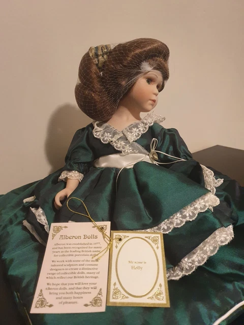 RARE VINTAGE ALBERON Porcelain Doll Limited Edition Holly No. 528 Of ...