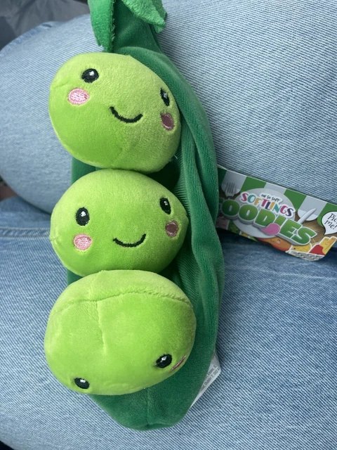 SOFTLINGS FOODIES FOOD soft plush toy new peas in a pod squad £15.00 ...