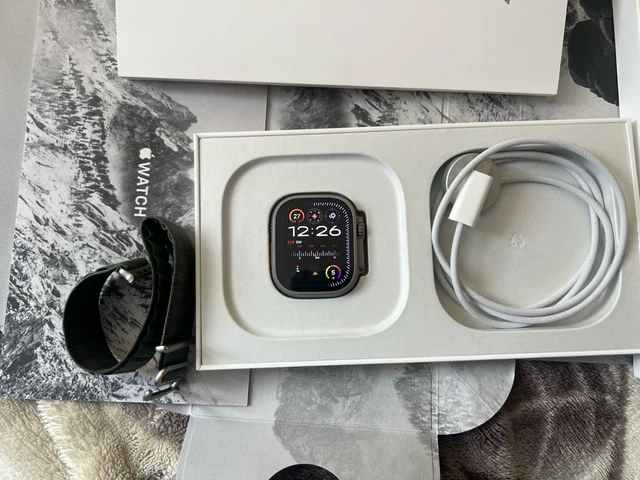 APPLE WATCH ULTRA 1st Generation 49mm Titanium EXCELLENT CONDITION £363 ...