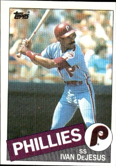 1985 TOPPS #791 Ivan DeJesus Philadelphie Phillies baseball EUR 1,96 ...