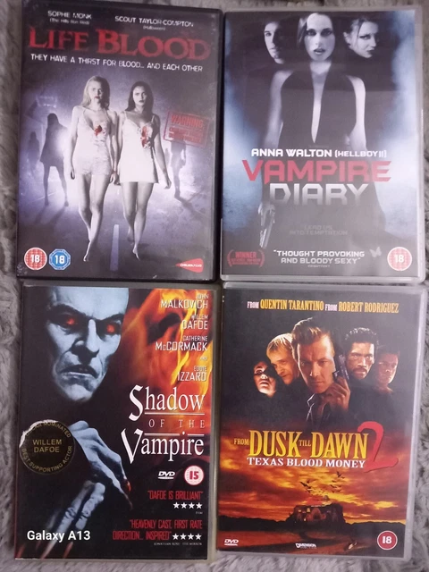 4 COOL VAMPIRE DVDs (R2) LIFE BLOOD 2010/ VAMPIRE DIARY 2008/ SHADOW OF ...