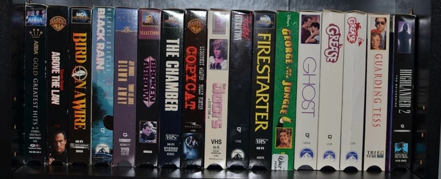 10 VHS TAPES - Lot of 10 Movies on VHS or 49 VHS Tapes for $45 Free ...