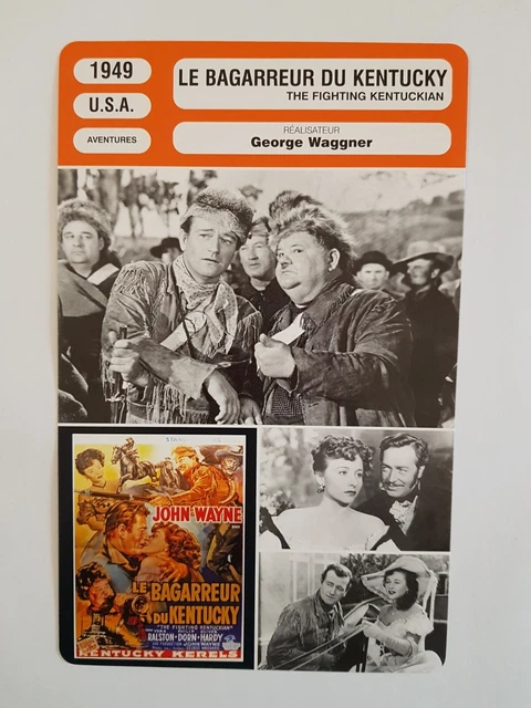 CARTE FICHE CINEMA 1949 LE BAGARREUR DU KENTUCKY John Wayne Vera ...