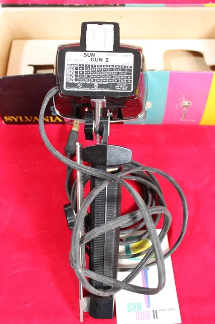 SYLVANIA SUN GUN II Movie Light SG-55 with Original Box - Works-Vintage ...