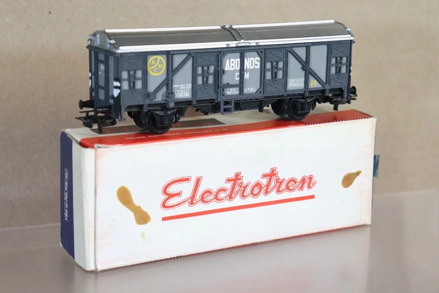 ELECTROTREN 1404 RENFE ABONOS GOODS VAN WAGON 1214 MINT BOXED od £24.50 ...