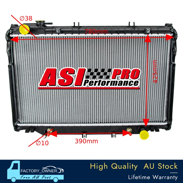 ALUMINIUM RADIATOR FOR TOYOTA Land Cruiser 80 Series HZJ80R/HDJ80R 4.2L ...