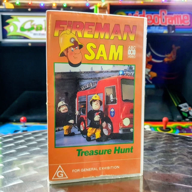 FIREMAN SAM: TREASURE Hunt - 1991 ABC For Kids VHS Video Tape RARE $34. ...