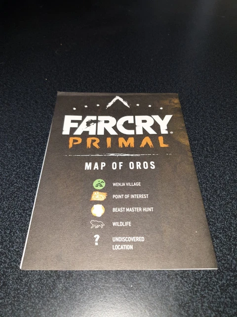 FARCRY PRIMAL MAP of Oros Poster Collectors Edition EUR 11,32 - PicClick IT