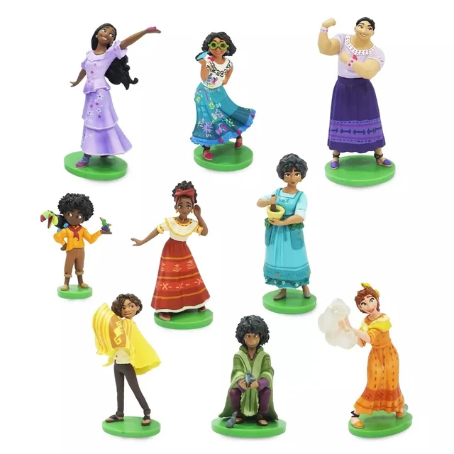 Disney Encanto Set Pvc Madrigal Mirabel Isabela Luisa Antonio Bruno