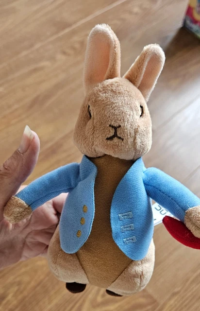 PETER RABBIT SOFT Toy Cuddly Plush 6" Genuine Beatrix Potter Bunny ...