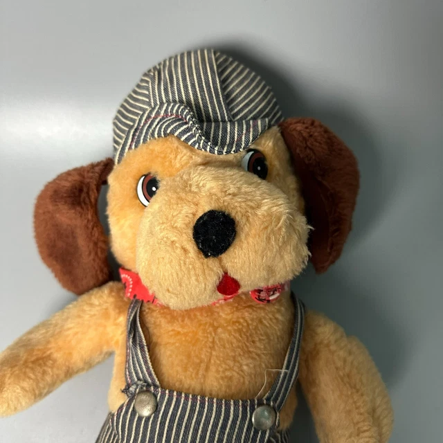 VINTAGE ANIMALS OF Distinction Knickerbocker Train Conductor Plush Dog ...