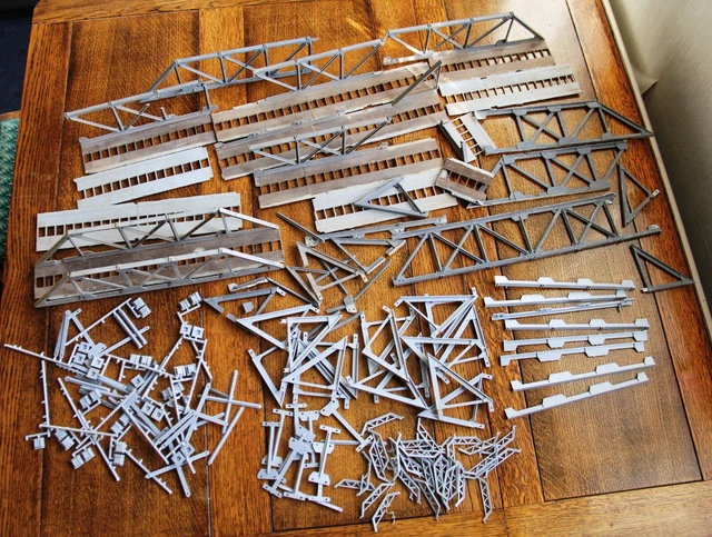 AIRFIX OO/HO GIRDER Bridges Vintage Model Railway Scenery with ...