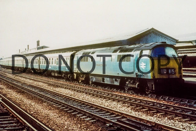 UK DIESEL TRAIN Railway Photograph Of Class 52 Western D1025. Rm52-83 £ ...