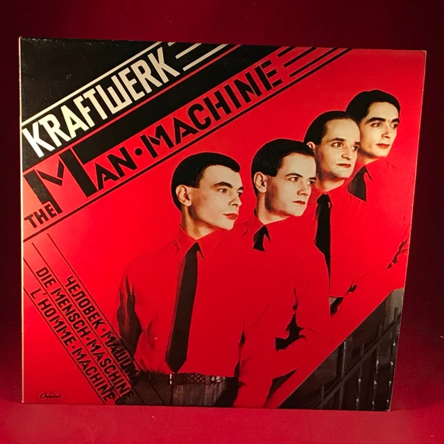 KRAFTWERK THE MAN-MACHINE 1978 UK first press vinyl LP + INNER original ...