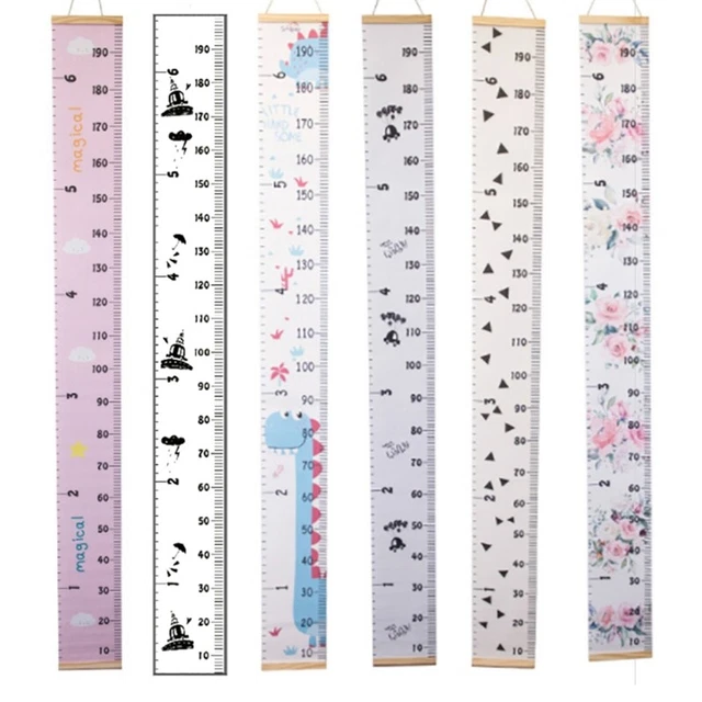 KIDS METER WALL Chart Height Growth Measuring Ruler Baby Nursery Decor ...