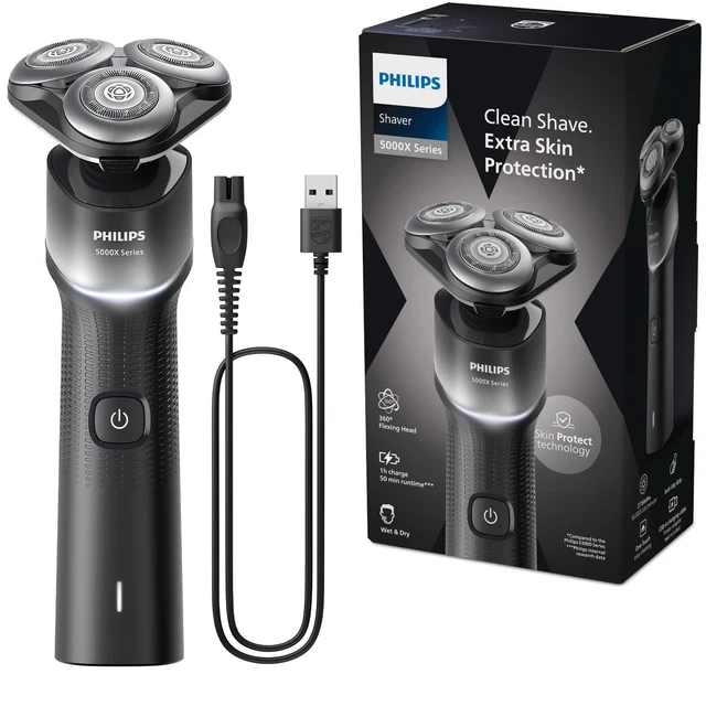 PHILIPS 5000X SERIES, Wet & Dry Electric Shaver -X5004/00 £72.95 ...