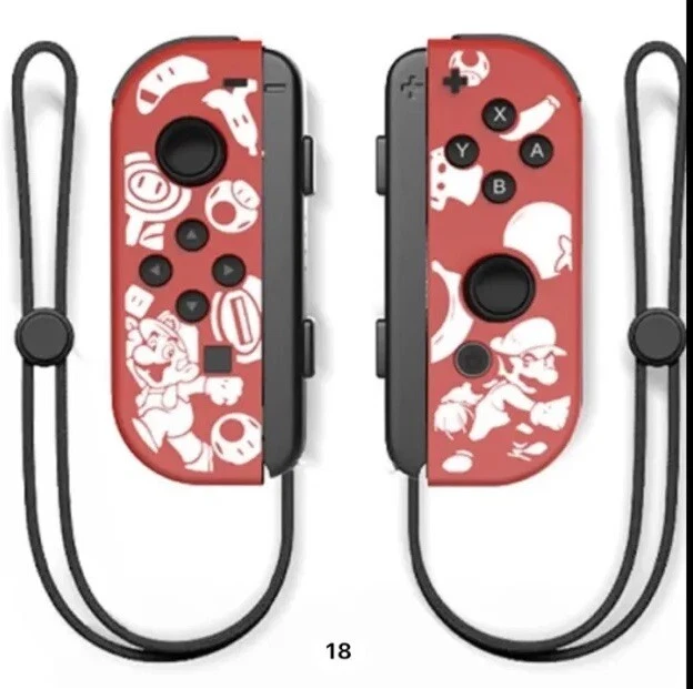 CUSTOM NINTENDO SWITCH Joy-Con - Super Mario Red Controllers - Japan ...