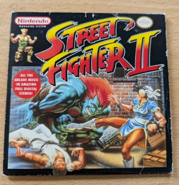 STREET FIGHTER 2 Arcade Music CD Nintendo Magazine Collectable Tested ...
