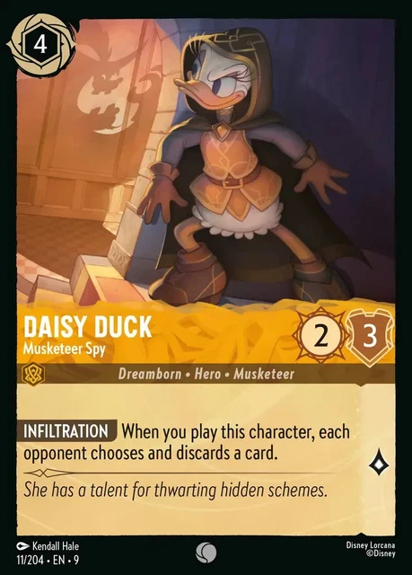 DAISY DUCK - Musketeer Spy CommonFabled #11 $1.00 - PicClick AU