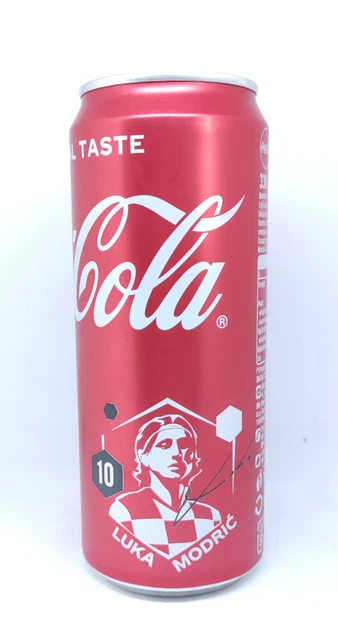 EMPTY UEFA EURO 2020 Coca Cola can: Luka Modrić Signature Ed; 330 ml ...