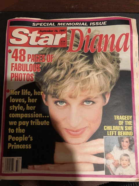 STAR MAGAZINE SPECIAL Memrrial Issue. Diana Vintage 1997. £7.10 ...