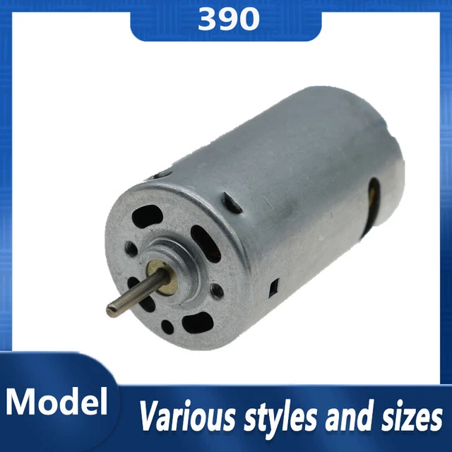 DC 6V-24V 12V 26000RPM High Speed Large Torque RS-390 Motor Electric ...