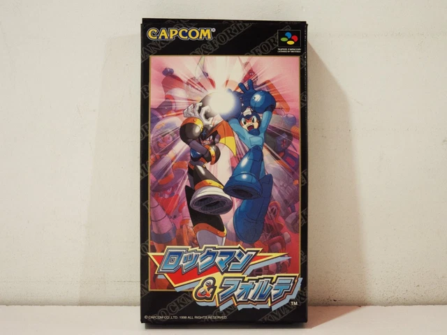 ROCKMAN & FORTE Mega Man and Bass Nintendo Super Famicom SFC NTSC Japan ...