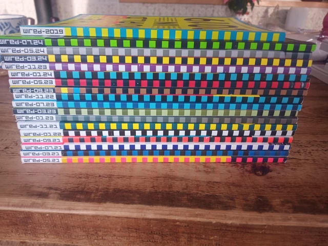 WIRED MAGAZINE UK Huge Bundle x 18 dated 2019-2024 £31.90 - PicClick UK